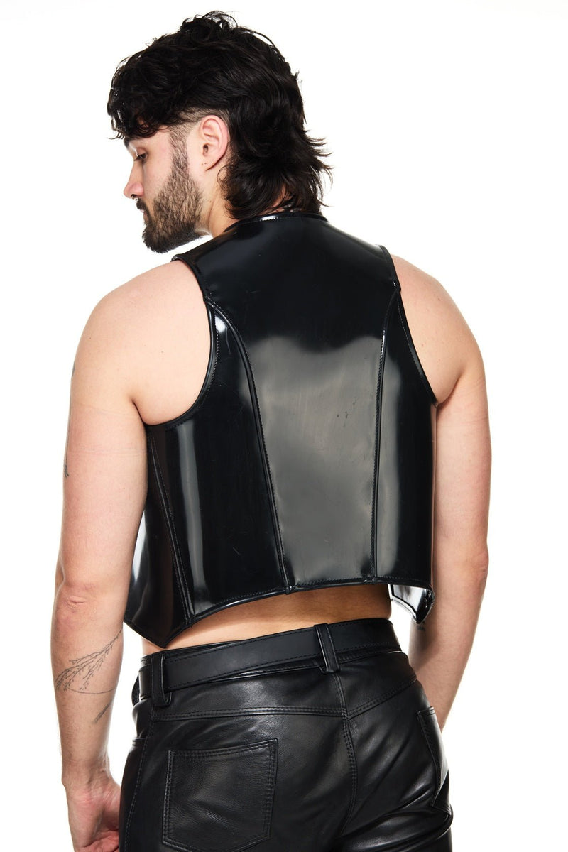 Pectoral Bar Vest — Heavy Rubber by Vilain Garçon